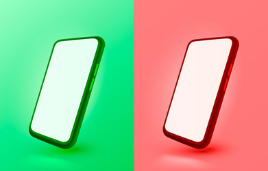 Smartphone color mobile screen technology Vector Image