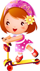 Girl Push Vector Images (over 3,300)