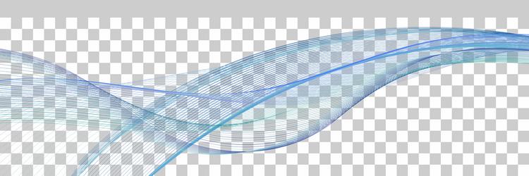 Blue wave swirl swoosh undulate sound wave Vector Image