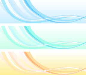 Set of abstract blue backgrounds Royalty Free Vector Image