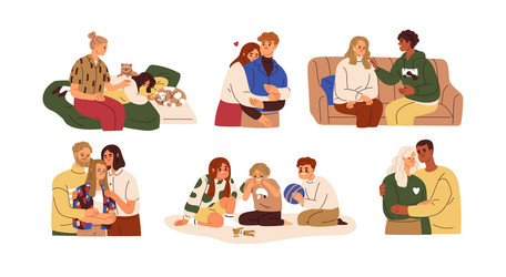 Compassion Sympathy Cartoon Vector Images (over 100)