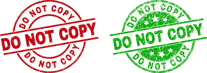 Do not Copy Vector Images (over 170)