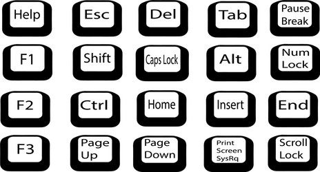 Shift Key Keyboard Vector Images (over 300)