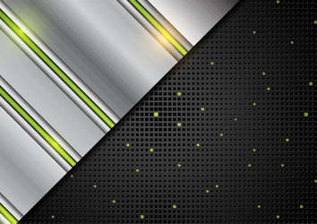 Bronze and silver abstract tech background Vector Image