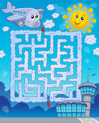 Airplane Maze Vector Images (61)