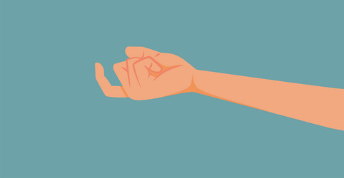 Hand making call me gesture cartoon Royalty Free Vector