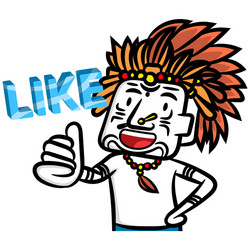 Cute cartoon on set Royalty Free Vector Image - VectorStock