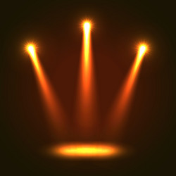 Three beams of light 3 Royalty Free Vector Image