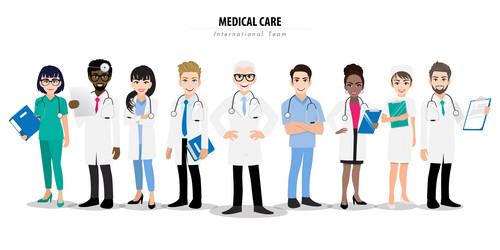 Nurse Team Vector Images (over 8,400)