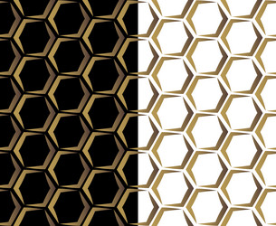 Gold Hexagon Pattern Vector Images (over 8,000)