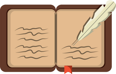 Brown book icon Royalty Free Vector Image - VectorStock