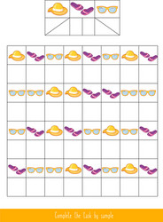 Complete task sample Royalty Free Vector Image