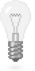 Light Bulb Pixel Vector Images (over 1,000)