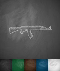 Fire weapon icon Royalty Free Vector Image - VectorStock