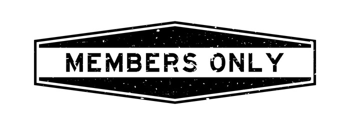 Grunge blue membership word rubber seal stamp Vector Image