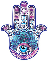 Hamsa hand Royalty Free Vector Image - VectorStock