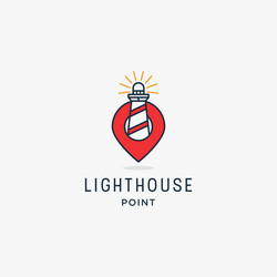 Point Lighthouse Vector Images (over 300)