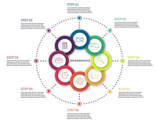 Organizational corporate flow chart template Vector Image