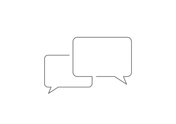 Communication line drawing Royalty Free Vector Image