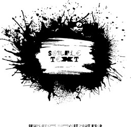 Abstract grunge halftone splatter texture Vector Image