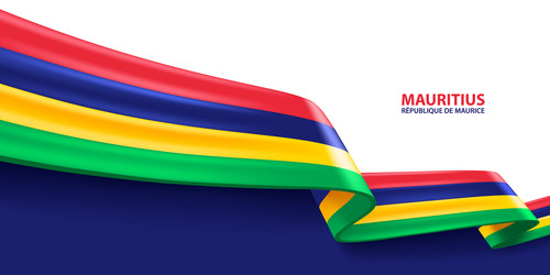 Flags of mauritius Royalty Free Vector Image - VectorStock