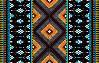 Gypsy pattern tribal ethnic motifs geometric Vector Image