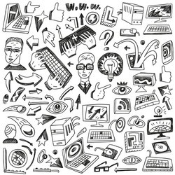 Doodle Programming Vector Images (over 2,500)
