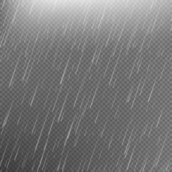 Falling rain realistic background Royalty Free Vector Image