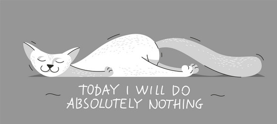 Resting weekend after work concept cartoon cute Vector Image