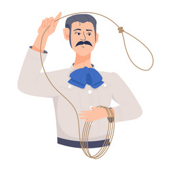 Lasso rope Royalty Free Vector Image - VectorStock