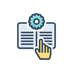 Manuals Royalty Free Vector Image - VectorStock