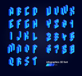 Letter e 3d cube logo Royalty Free Vector Image