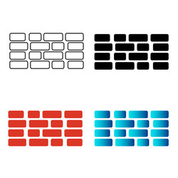 Abstract brick wall pattern background Royalty Free Vector