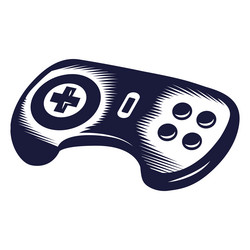 80s joystick controller Royalty Free Vector Image