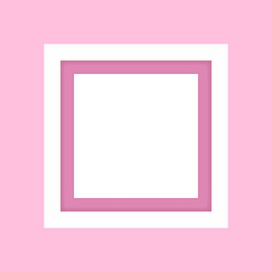 Blank picture frame white framework wooden Vector Image