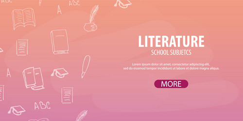 History subject back to school background Vector Image