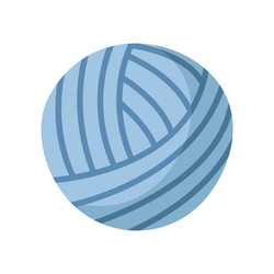 Yellow yarn ball cartoon Royalty Free Vector Image