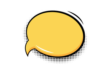 Retro empty comic speech bubbles in pop art style Vector Image