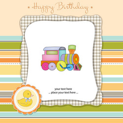 Watercolor happy birthday letter r candle Vector Image