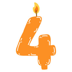 Number 4 Cartoon Vector Images (over 3,200)