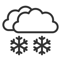 Snow day icons set 1 Royalty Free Vector Image