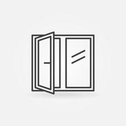 Open window Royalty Free Vector Image - VectorStock