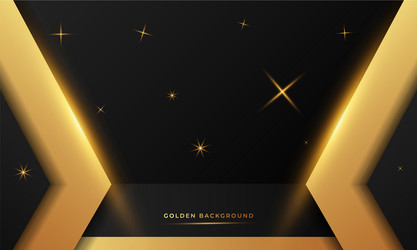 Tech background with golden elements Royalty Free Vector