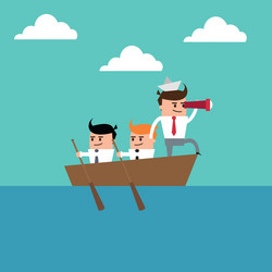 Project and strategy design businessman cartoon Vector Image