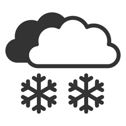 Snow day icons set 1 Royalty Free Vector Image