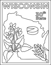 Wisconsin State Outline Vector Images (over 640)