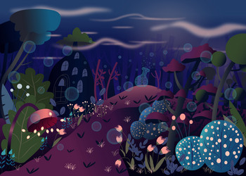 Enchanted Garden Flowers Vector Images (over 180)