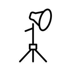 Studio light icon Royalty Free Vector Image - VectorStock