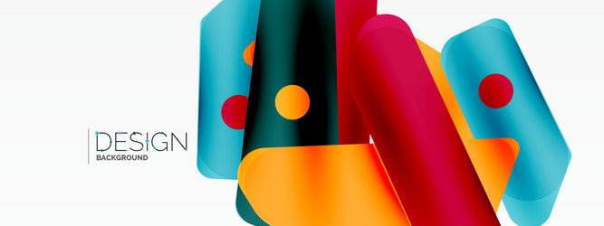 Tech minimal geometric wallpaper creative Vector Image