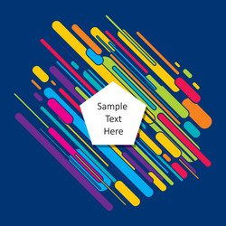 Colorful stripe pattern design Royalty Free Vector Image